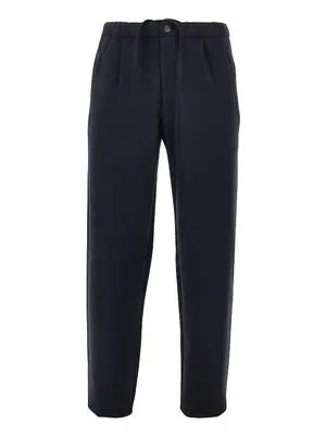 Emporio Armani Jersey Trousers - Blue