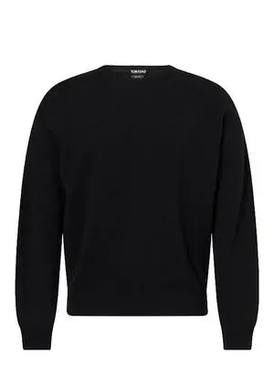 TOM FORD Crew Neck Cashmere Jumper - Black