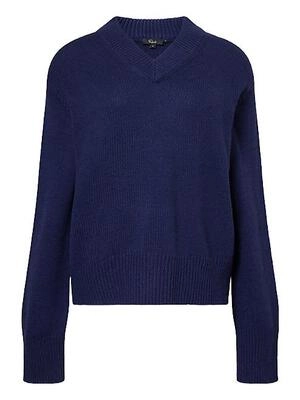 Rails Lidya V-neck Jumper - Navy