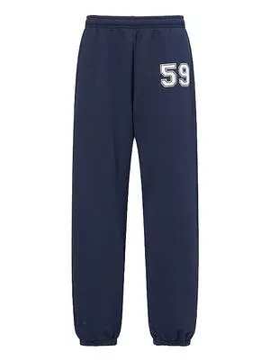 Splits59 Serna Cotton-jersey Jogging Bottoms - Indigo