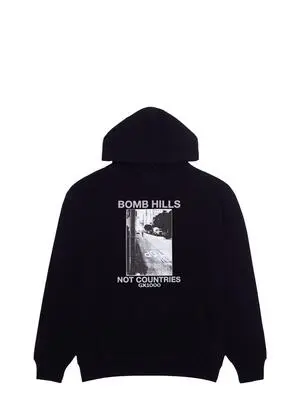 GX1000 Graphic Print Hoodie - Black