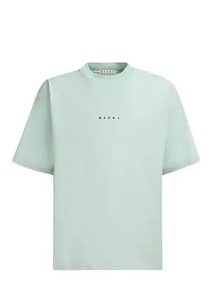 Marni Linden Logo T-shirt - Green