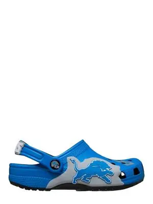 CROCS Detroit Lions Classic Clogs - Blue
