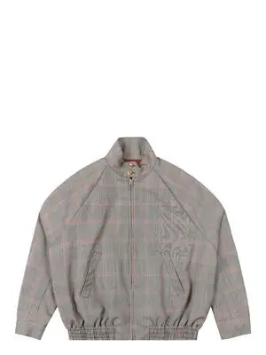 Marni Wool Check Short Blouson - Grey