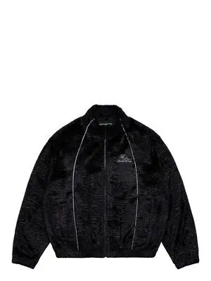 DENIM TEARS Denim Tears Faux Astrakhan Track Jacket