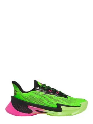 Under Armour Curry Series 7 "aurora" Athletic Sneakers - Green