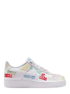 Nike Force 1 Low Gs "world Tour - White