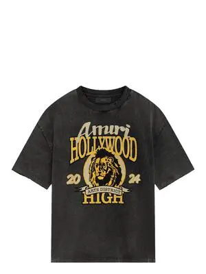 Amiri High Lion Graphic T-shirt - Black