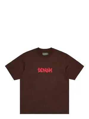 DENIM TEARS Handstyle Graphic T-shirt - Brown