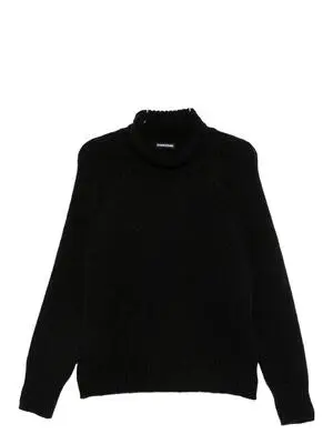 SUSANNE BOMMER Wool Turtleneck Jumper - Black