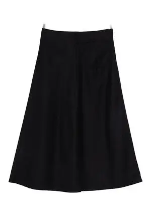 SUSANNE BOMMER Wool Long Skirt - Blue