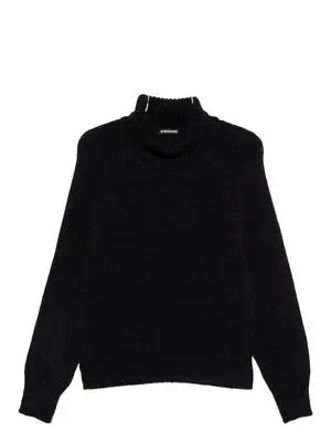 SUSANNE BOMMER Wool Turtle-neck Jumper - Blue