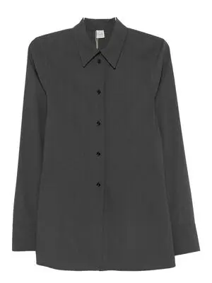 TOTEME TOTÊME Wool Blend Shirt Black