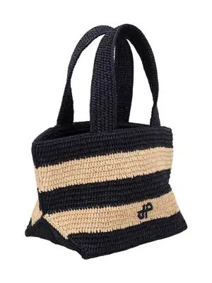 PATOU Woven Straw Tote Bag - Multicolour