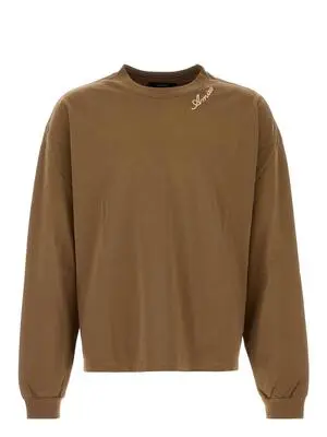 Amiri Cotton Oversize T-shirt - Brown