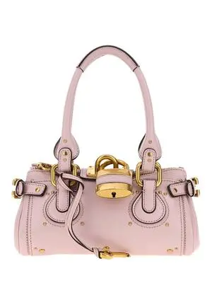 CHLOÉ CHLOÉ Small Paddington Leather Handbag With Turn Lock Detail