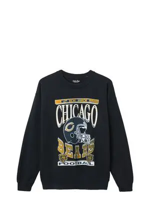 Junk Food Chicago Bears Nfl Football Graphic Sweatshirt - Black