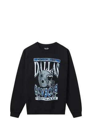 Junk Food Dallas Cowboys Graphic Sweatshirt - Black
