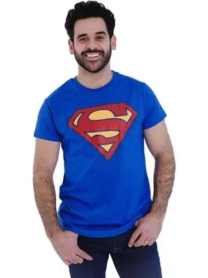 DC COMICS Justice League T-shirt - Superman Cobalt Blue