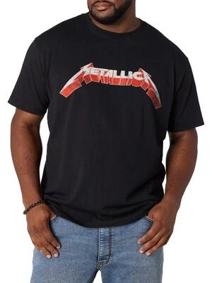 TRUE NATION BY DXL Big & Tall Metallica Graphic Tee - Black