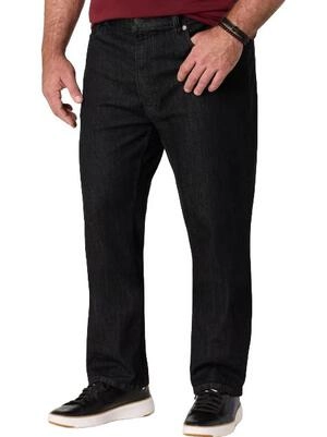 OAK HILL BY DXL Big & Tall Straight-fit Tech Jeans - Black