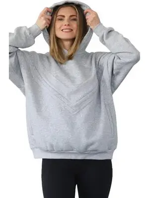 SWEAT & MILK SWEAT & MILK Isabella Hoodie Heather Grey