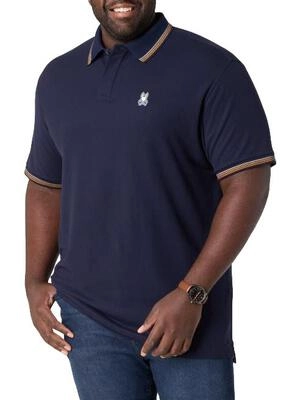 Psycho Bunny Big & Tall Pal Piquã© Polo Shirt - Navy