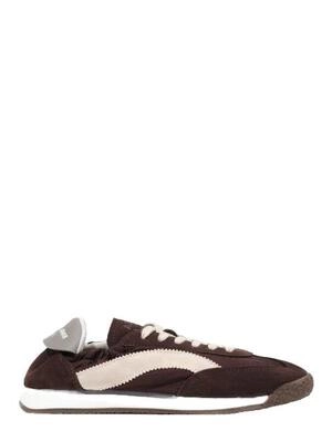 Bimba Y Lola 13 06 Suede Nylon Sneakers - Garnet