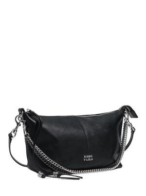 Bimba Y Lola Medium Leather Bag - Black