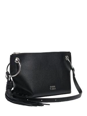 Bimba Y Lola BIMBA Y LOLA Medium Trapecio Leather Bag Black