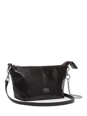 Bimba Y Lola Small Madrid Leather Bag - Burgundy