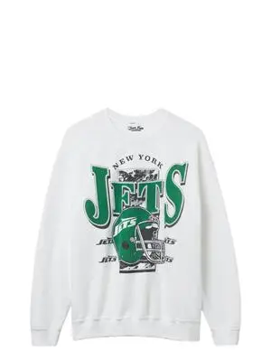 Junk Food New York Jets Graphic Sweatshirt - White