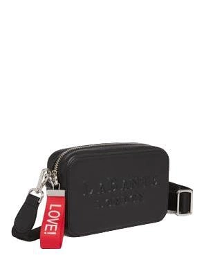 LABANTE LONDON Everest Vegan Camera Crossbody Bag - Black