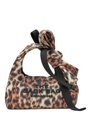Marc Jacobs Mini Leopard Print Bow Sack Bag - Brown Multi