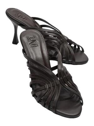 PROLOGUE SHOES Olivera Stiletto Sandal - Brown
