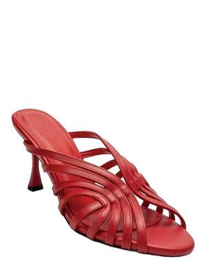 PROLOGUE SHOES Olivera Stiletto Sandal - Red