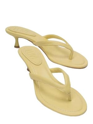 PROLOGUE SHOES Norell Stiletto Thong Sandal - Yellow