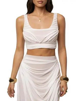 JLUXLABEL Ethereal Flow Top - Ivory