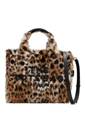 Marc Jacobs The Medium Faux Fur Tote - Brown Multi