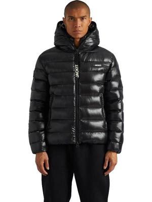 JACK1T Hooded Insulated Down Jacket - Black