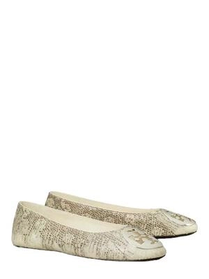 TORY BURCH Tory Burch Reva Leather Ballet Flat