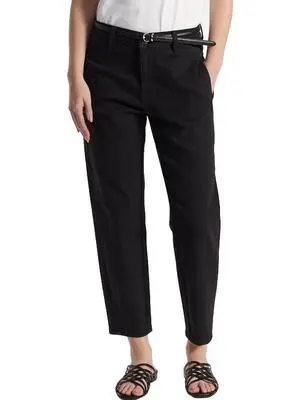 Ronen Chen Brisbane Straight-leg Cropped Trousers - Black