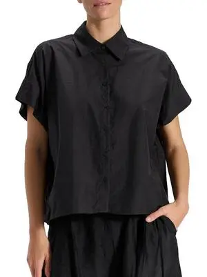 Ronen Chen Gal Deep Relaxed Button-down Shirt - Black