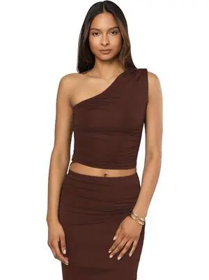 Generation Love Hadley Sheen Jersey One-shoulder Top - Coco