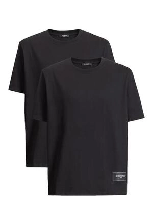 Balmain Pack Of 2 Vintage T-shirts - Black