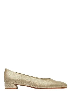 Bernardo Nero Ballet Flat - Platinum