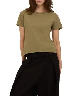 PROJECT SOCIAL T Boxy Cotton T-shirt - Olive