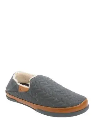 Olukai Hanohano Ii Slipper - Dk Shadow/dk Shadow