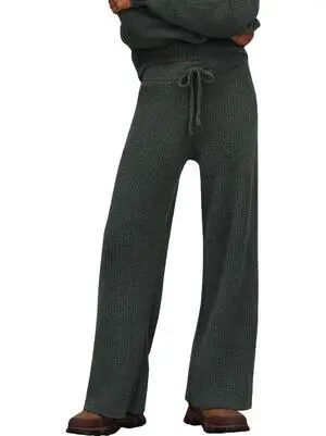 UGG Couria Straight Leg Ribbed Lounge Pants - Arugula