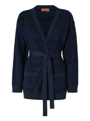 Missoni Zig Zag Cardigan - Navy Blue